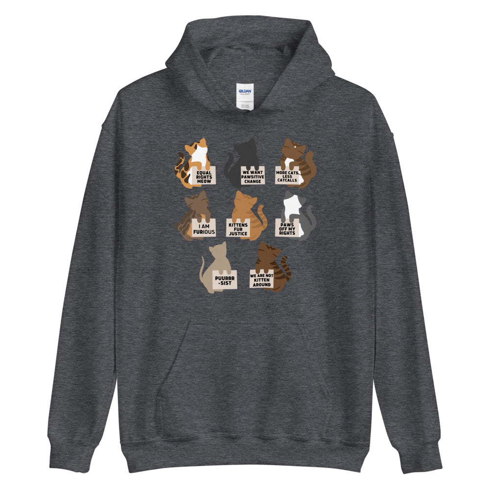 Protesting Cats Hoodie – It's Madison Ryan